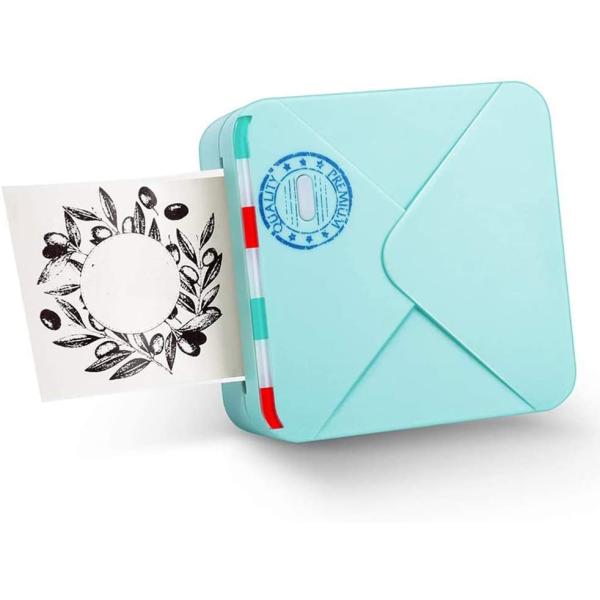 Bluetoothでスマホに接続モノクロ300dpi写真、テキストメモ、イラストなどの印刷に15, 25, 53mm幅の感熱紙に対応アプリで編集、印刷