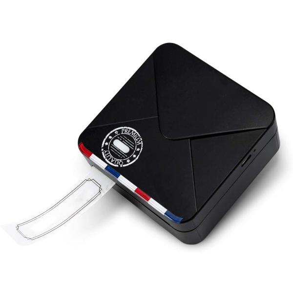 Bluetoothでスマホに接続モノクロ300dpi写真、テキストメモ、イラストなどの印刷に15, 25, 53mm幅の感熱紙に対応アプリで編集、印刷