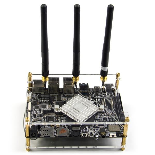 自作するAndroid 7.1 TVボックスヘキサコアRK3399 64ビットCPU（デュアルコアCortex-A72、クアッドコアCortex-A53）ハイエンドイメージプロセッサーMali-T860 GPU16GB ROM + 2GB ...