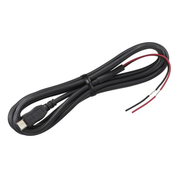 【発売日：2019年09月09日】ケーブル長約1.5m、USB micro-B-AWG22電源ケーブル(赤5V、黒GND)