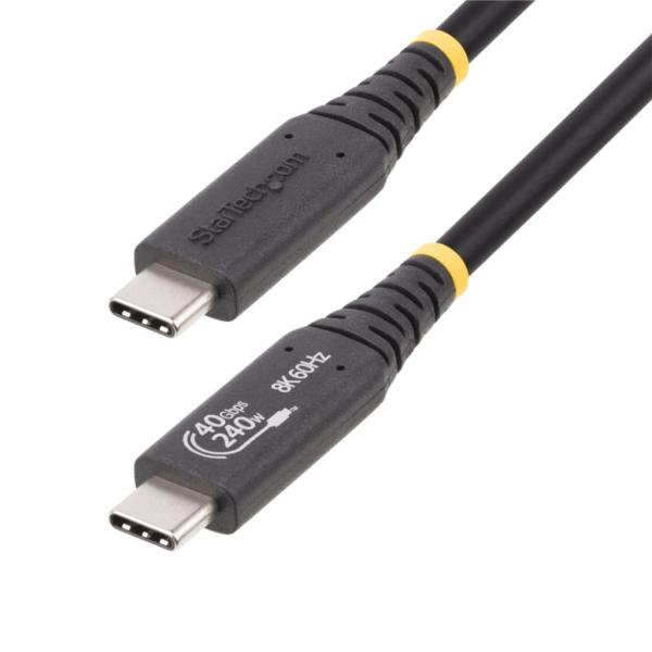 【発売日：2024年07月18日】240W Power Delivery対応USB4ケーブル。USB Type-C(USB4)、Thunderbolt、PCIe対応デバイスとの接続に対応し、最大40Gbps、8K/4Kビデオ出力をサポートし...