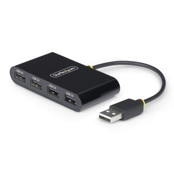 【発売日：2024年10月08日】4ポートUSB 2.0ハブ。ノートパソコンやデスクトップPCのUSB 2.0または3.0ポートに、最大4台のUSB 2.0デバイスを接続できます。<外出先でもUSBポートを簡単に追加>この4ポー...