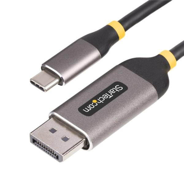 【発売日：2024年11月29日】USB-C-DisplayPortアダプターケーブル。8K60Hzまたは4K144HzのDisplayPort対応モニターを、最大3m離れたDP Altモード対応USB Type-Cソースに接続できます。&...