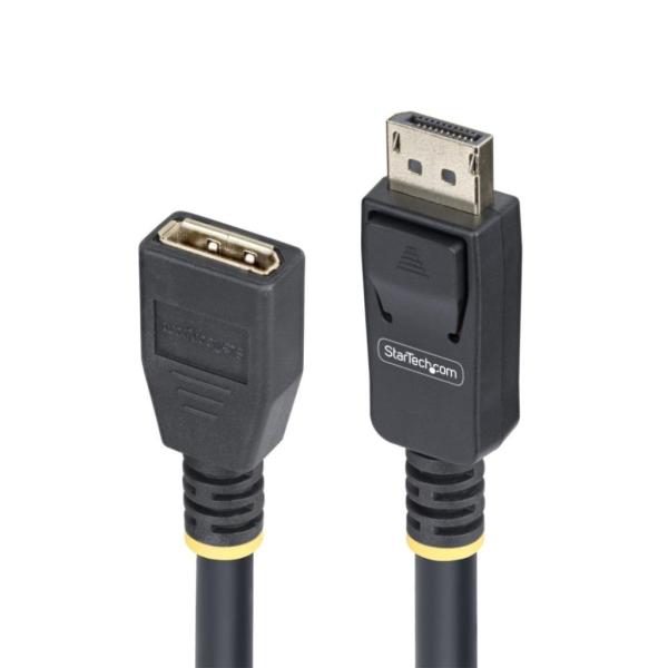 【発売日：2024年12月11日】DisplayPort 1.4延長ケーブル。接続距離を延長して設定の自由度を高め、同時にDisplayPort対応モニターやデバイスのポートの摩耗を軽減します。コネクターのマーキングで、類似ケーブルを簡単に...