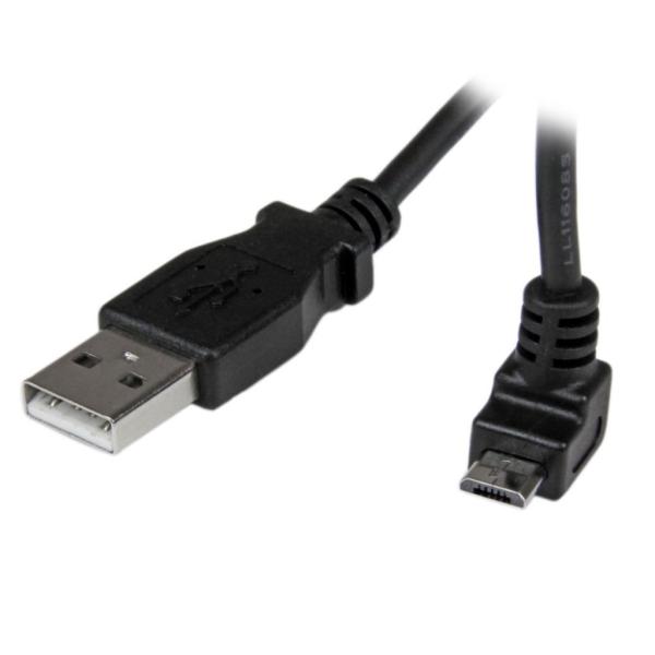 【発売日：2024年12月18日】1m USB-L型上向き Micro USBケーブル。スマートフォン、デジタルカメラ、タブレットPC、ポータブルハードドライブなどのMicro USB 2.0対応のモバイルデバイスとPCまたはMacを、充電...