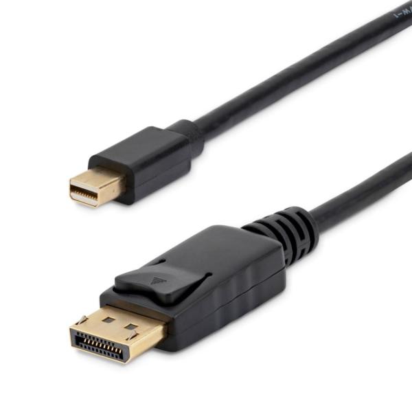 【発売日：2025年01月23日】3m Mini DisplayPort-DisplayPort変換アダプタケーブルは、Mini DP(オス)コネクターを一端に、DP(オス)コネクターをもう一端に備えており、標準DisplayPort接続を...