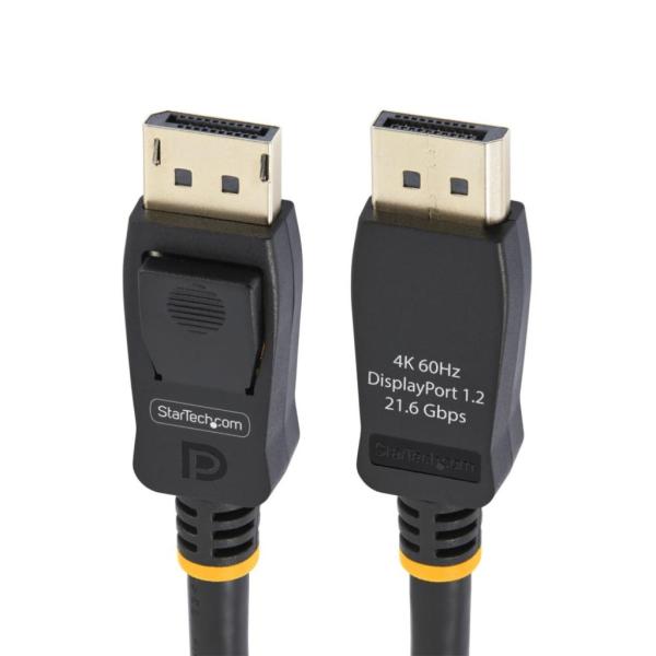 【発売日：2025年05月16日】ラッチつきDisplayPort 1.2ケーブル。DisplayPort対応デバイス間でセキュアな接続を行い、HDMIまたはデュアルリンクDVIよりも高い性能を提供します。このDPケーブルは、4K2K(40...