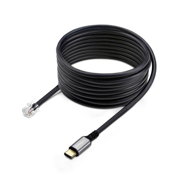 【発売日：2025年11月21日】USB-C ? RJ9変換アダプター。従来型の電話機やヘッドセットをノートパソコン、デスクトップPC、モバイル端末へ接続できるアダプターケーブルです。既存の音声機器を最新デバイスに接続し、スムーズに統合でき...