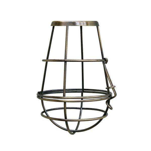 ワイヤーを使用したランプシェード。お部屋をスッキリと明るく見せたい場合におすすめです。●シェードのみです。灯具・電球は付属しません。●職人が一点一点ハンドメイドで製作しているため、表記のサイズ及び重量と異なる場合があります。●多少のスレ汚れ...