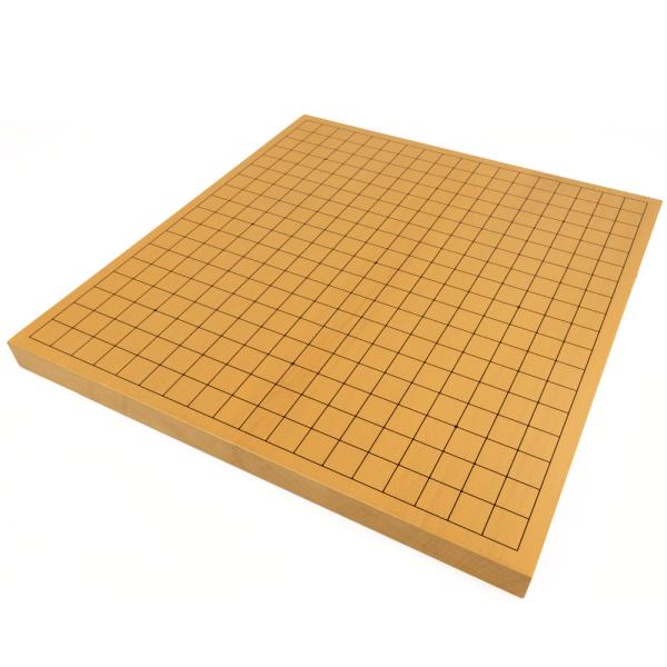 　現品限定の訳アリ特価品の囲碁将棋両用卓上盤　新桂1寸ハギです。表面が囲碁盤で裏面が将棋盤になっています。囲碁対局・将棋対局には支障がないと当店が判断した囲碁将棋両用盤ですが、ヒビあと・シミあと・変形・メモリの切れやにじみ・色むら・過度に目...
