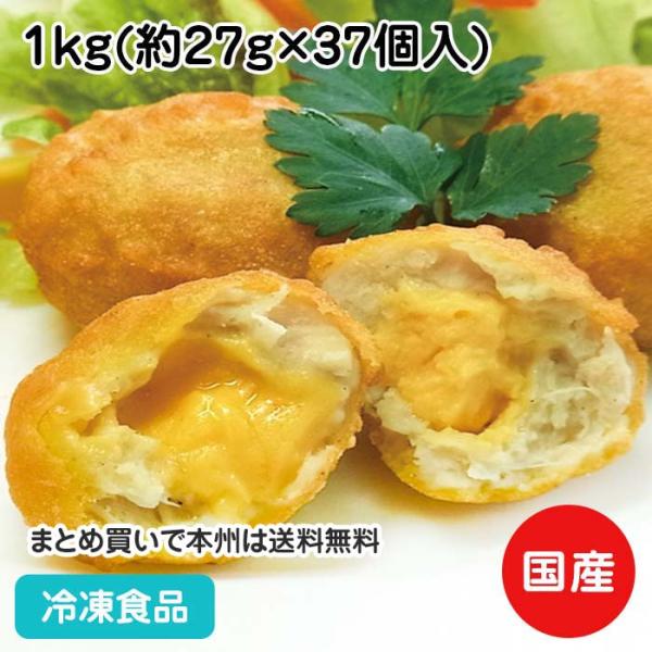 国産鶏肉使用のチキンナゲットの真ん中に、チーズを注入しました。口の中でチーズが広がり、ジューシーなチキンナゲットとの相性が抜群です。■原材料：鶏肉(国産)、鶏皮(国産)、乳等を主要原料とする食品(ナチュラルチーズ、植物油脂、その他(卵を含む...