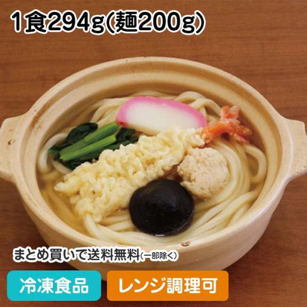 【7,990円以上ご購入で送料無料 食彩ネットショップ】えび天をはじめ5種類の具材入り。かつお節・昆布をきかせた関西風のうどんだしです。■原材料：めん〔小麦粉(国内製造)、食塩/加工でん粉〕、具〔えび天ぷら、味付け椎茸、ほうれん草、鶏つくね...