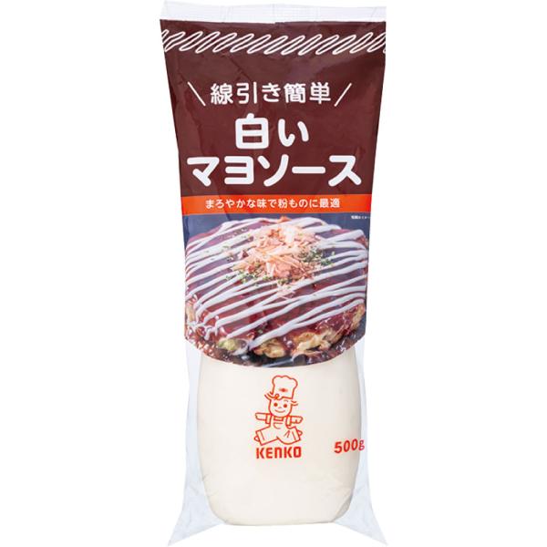 【業務用】【業務用食材】【常温商品】【7,990円以上ご購入で送料無料】【食彩ネットショップ】たこ焼き 　 お好み焼き等に相性の良いマヨソースとなります。酸味を抑え粘度を緩くし、また3ｍｍの線引きキャップにする事で、かけやすさにもこだわった...