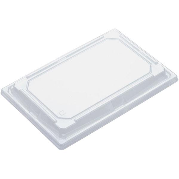 【業務用】【常温商品】【規格内容】幅２７３×奥行１７９×高さ１７ｍｍ【耐冷耐熱温度】８０℃【販売形態】蓋のみ【形状】外嵌合蓋【材質】ＯＰＳ【補足１】レンジＯＫ、レンジ対応（本体のみ）【補足２】使い捨て【色】透明【柄】柄無【商品特徴】定位置印...