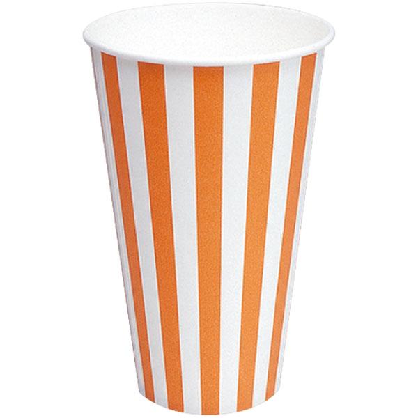 【業務用】【常温商品】【規格内容】口径Φ８３．４×高さ１２９．６ｍｍ【容量】４１５ｍｌ【販売形態】カップのみ【材質】紙【補足２】使い捨て【色】白橙【柄】柄付【イベント・行事】お持ち帰り、学園祭、バザー、お祭り、夏祭り、文化祭、屋台、出店、露...
