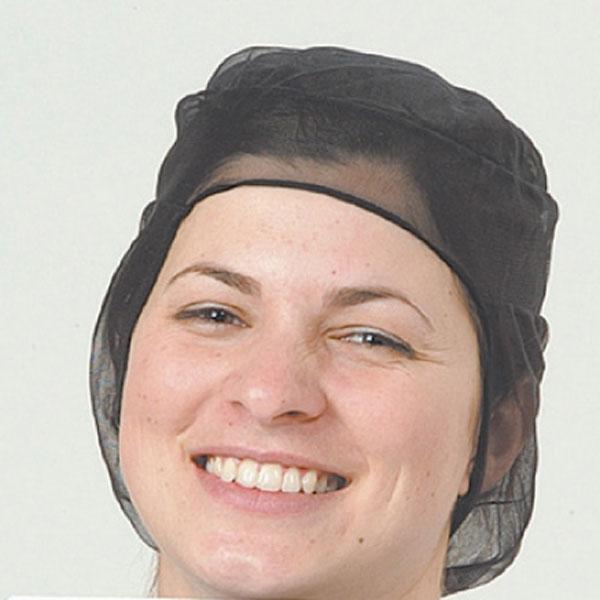 【業務用】【常温商品】【規格内容】フリーサイズ【材質】ナイロントリコット【商品特徴】ナイロン素材の目の細かいメッシュで通気性が良く、軽くソフトな風合いです。【キーワード】厨房、工場、ヘアーネット【色】黒【柄】柄無■【規格内容】フリーサイズ【...