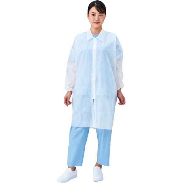 【業務用】【常温商品】【規格内容】Ｌ【材質】ポリプロピレン不織布【商品特徴】長繊維使用により発塵しにくい不織布製の白衣です。様々な分野の作業着や検査着の他、工場の見学者や短期アルバイト用のユニフォーム等、幅広くご使用いただけます。【キーワー...