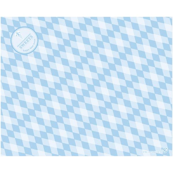 【業務用】【常温商品】【規格内容】幅２５５×長さ２０７ｍｍ【材質】上質９０ｋｇ、１５μＰＥラミネート【補足１】耐油・耐水加工【補足２】使い捨て【色】青【柄】柄付【イベント・行事】お持ち帰り、学園祭、バザー、お祭り、夏祭り、文化祭、屋台、出店...