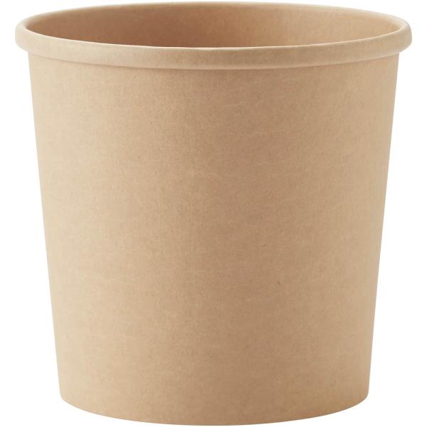 【業務用】【業務用食材】【常温商品】【7,990円以上ご購入で送料無料】【食彩ネットショップ】ナチュラル感のあるおしゃれなクラフト素材のペーパーカップです。スープやお惣菜など、幅広いメニューのテイクアウトにおすすめです。・オーブン・電子レン...
