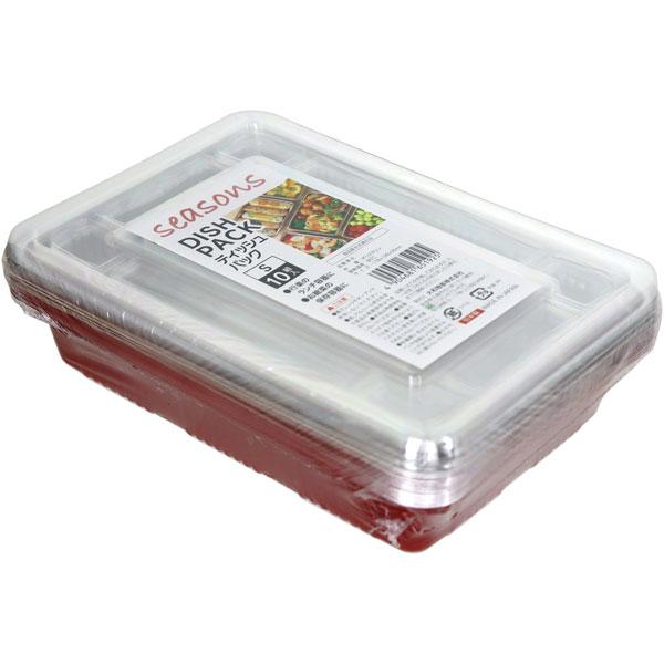 【業務用】【常温商品】【規格内容】幅１７８×奥行１２６×高さ３５ｍｍ【耐冷耐熱温度】８５℃【材質】本体：ＰＳ、蓋：ＯＰＳ【補足１】のせ蓋、小分けタイプ【商品特徴】行楽のお弁当やお料理のおすそわけに。【色】銀赤／透明【柄】柄無■【材質】：本体...