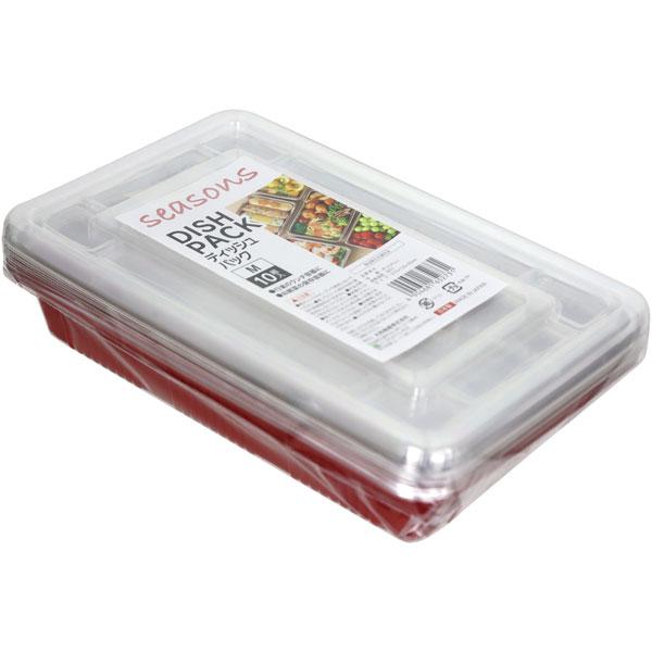 【業務用】【常温商品】【規格内容】幅２１０×奥行１３３×高さ３５ｍｍ【耐冷耐熱温度】８５℃【材質】本体：ＰＳ、蓋：ＯＰＳ【補足１】のせ蓋、小分けタイプ【商品特徴】行楽のお弁当やお料理のおすそわけに。【色】銀赤／透明【柄】柄無■【材質】：本体...