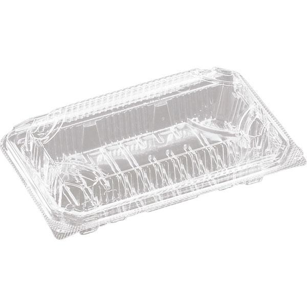 【業務用】【常温商品】【規格内容】幅１６４×奥行１００×セット時の高さ４２（セット時の蓋の高さ１６）ｍｍ【販売形態】折蓋型【形状】側面嵌合蓋【色】透明【柄】柄無【耐冷耐熱温度】６０℃【材質】エコＡＰＥＴ【補足１】蓋／側面嵌合蓋、環境配慮商品...