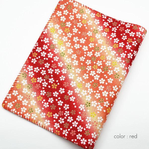 材　質：布張り(裏地ビニール加工)カラー：レッド 桜柄サイズ：新版御書分冊1巻〜4巻用のカバーです。　　　　縦19.1cm / 横29cm【メール便(ポスト投函)対応商品】・お荷物の追跡が可能です。・メール便での配送を希望される場合は、　ご...