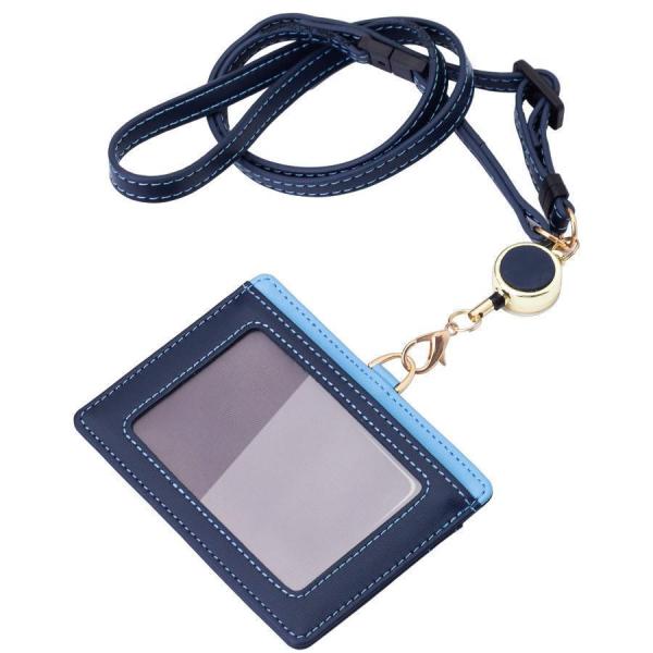 【商品説明】【IDカードケース】艶やかな光沢が美しい高級感溢れるIDカードホルダーです。ストラップ:スーパーファイバー 窓フィルム:PVC リール：金属。ソフトな手触りの革製、裂けにくて長持ち、大事なカードをしっかりと収納できます。金属製リ...