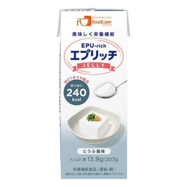 エプリッチが新しく生まれ変わりました。噛むことや飲み込む力が衰えた方でもおいしく簡単にエネルギーとたんぱく質が補給できるように開発されました。おいしく手軽に召し上がれる、やわらかくなめらかな食感です。1個(220g)でエネルギー360kca...