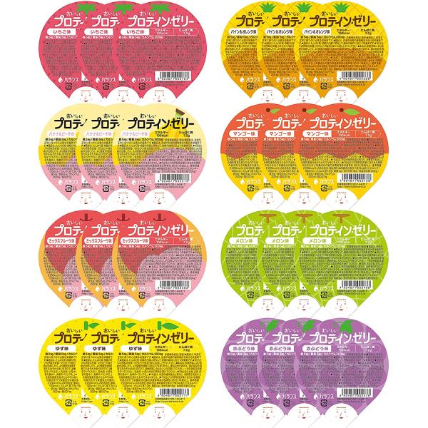 《特徴》・１個(74g)あたりエネルギー100kcal、たんぱく質7.2gを摂取することができます。・飲み込む力が弱い方でも飲み込みやすい物性のゼリーです。・食欲がない時にもおいしく召し上がれるよう、果汁を加えました。・ミネラルは鉄、亜鉛、...