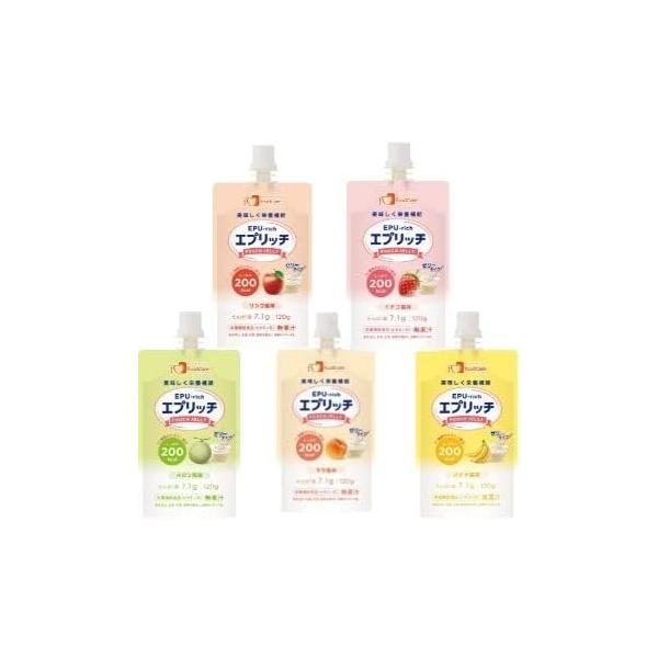 ●エネルギー、たんぱく質、ビタミンが補給できるゼリー飲料です。●片手で押し出しやすいスパウト付きパウチタイプです。●1袋(120g)で、エネルギー200kcal、たんぱく質7.1g！●十分に食事が摂れない方や デザートとして栄養補給したいと...