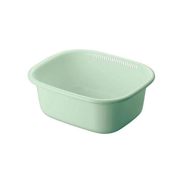 【商品名】 【2個セット】 Nポゼ 洗い桶 グリーン 角型 4312 【ジャンル・特徴】 洗い桶 抗菌 たらい