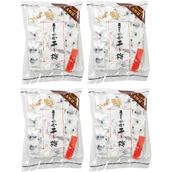 ハッピーカンパニー まろやか干し梅 お徳用　380g　4袋セット「 おかげさまで発売以来「まろやか干し梅」20,000,000袋突破しました。ほんのり甘く、ほんのり酸っぱいクセになる美味しさです。甘くて酸っぱい味が癖になります。種を抜いてあ...