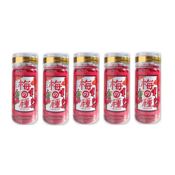 ハッピーカンパニー 梅の種 100g  4個セット辛くない！キュン?と酸っぱい、ピンクのかわいい柿の種。お米の香ばしい味わいと酸っぱさが絶妙！お気に入りのお客様向けのまとめ買いセット。毎日のおやつやおつまみにおすすめです。内容量 100g×...
