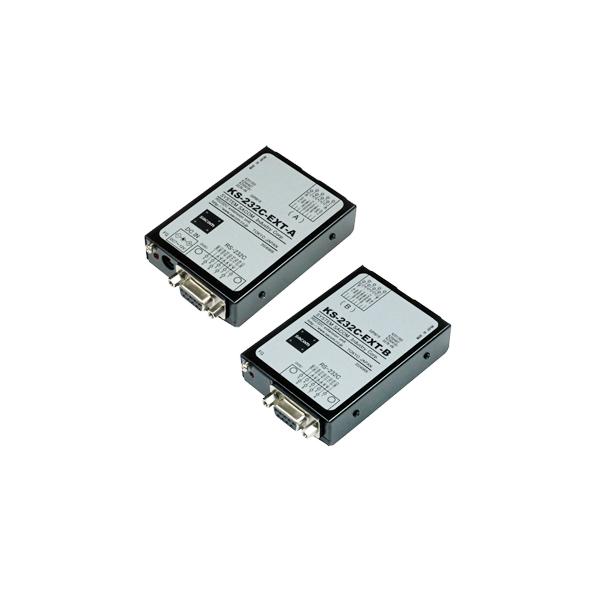 RS232C延長器 (ACアダプタ仕様)【市販のLANケーブルで最大1.2ｋmまで簡単延長】『KS-232C-EXT-A』と『KS-232C-EXT-B』のセット販売