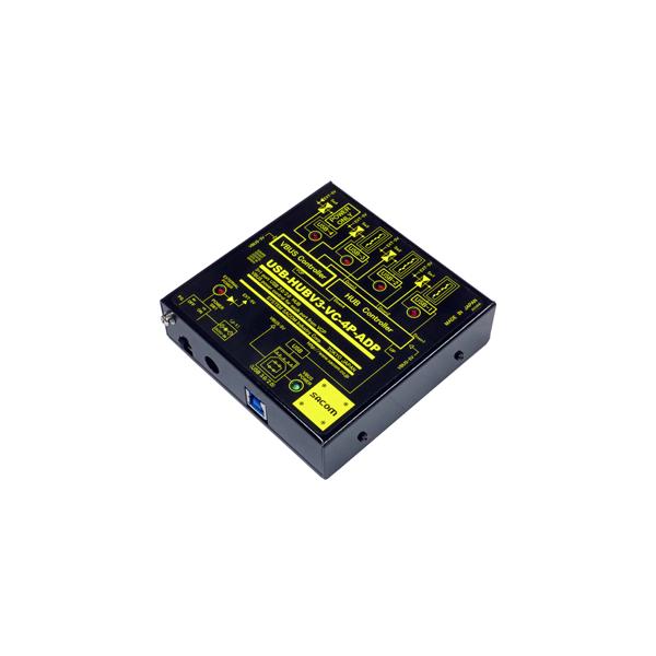 【USB3.0対応】[USBの抜き差しをエミュレーション]  接続・給電 リモート制御付きUSBHUB【USB 3.0×3ポート＋USB給電1ポートタイプ】  (ACアダプタ仕様)