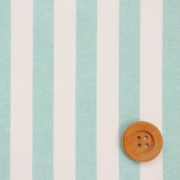 （太）パステルカラーストライプ／グリーン生地幅：約110cm生地の厚み：普通【T/C生地】素材：綿50％　ポリエステル53％パステルカラーの太めストライプ柄です。T/C生地（テトロン・コットン）は、ポリエステル入りでパリッとした張り感があり...