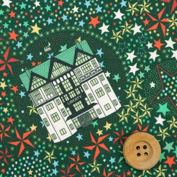 リバティ・ファブリックス タナローン『Adelajda Belle アデラジャ・ベル』グリーン（36374310/A）生地幅：約108cm【リバティ・ファブリックス/国産タナローン】※素材：綿100％※【30cm以上10cm単位】での販売で...