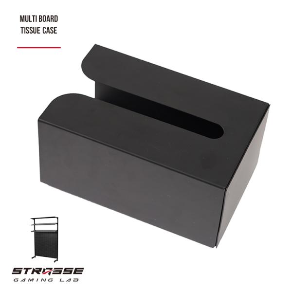 ・STRASSE GAMING LAB マルチボードのオプション、ティッシュケースです。・背面マグネット付きなので、有効ボードパネルに自由につけ外しできます。・ティッシュの入れ方は縦・横どちらでもできます。※こちらはSTRASSE GAMI...