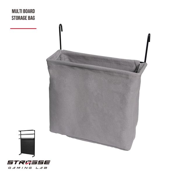・STRASSE GAMING LAB マルチボードのオプション、ストレージバッグです。・袋の部分は粘着テープで取り外し可能で付属品の2種類のフックを付け替えることが出来ます※こちらはSTRASSE GAMING LAB マルチボードオプシ...