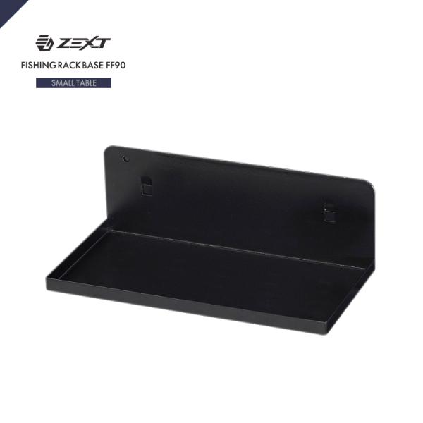 ・ZEXTフィッシングラックベースFF90専用オプションパーツ、テーブル台[小]です。本体サイズ：(約)225×110×75mm重さ：(約)435g検索キーワード：釣り 釣具 収納 リール 展示 リールラック リールディスプレイ フィッシン...