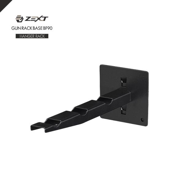 ・ZEXTガンラックベースBF90専用オプションパーツ、ハンガーラックです。・くぼみが3個あり、ハンガーを3本かけることができます。本体サイズ：(約)75×200×75mm重さ：(約)130g検索キーワード：サバゲー サバイバルゲーム エア...