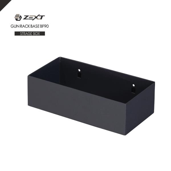 ・ZEXTガンラックベースBF90専用オプションパーツ、小物入れ×1です。本体サイズ：(約)200×100×60mm重さ：(約)600g検索キーワード：サバゲー サバイバルゲーム エアガン モデルガン 電動ガン ガスガン エアソフトガン モ...