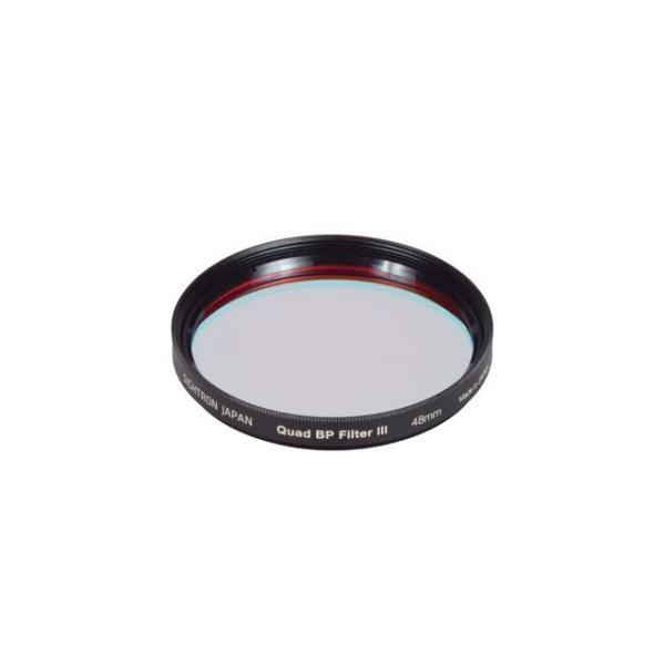 アクロマート鏡筒との併用時に輝星の周りにハロが現れるのを抑える仕様に変更しQuad BPフィルターIIIとなりました。サイトロン Quad BP（クアッド バンドパス）フィルターは天体の発する主要な4輝線であるHα, Hβ, OIII, S...