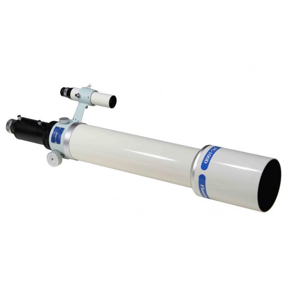 FC-100Dは、蛍石レンズを後玉に配した初代FC-100と同じスタインハイル型の二枚玉アポクロマートで、前玉には安定した現代のECO硝子を使用しています。焦点距離は前モデルよりも60mm短縮した740mm(F/7.4)と明るくなり、質量も...