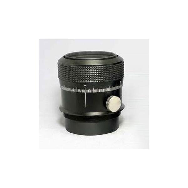 BORG金属鏡筒シリーズに標準付属されている直進式ヘリコイドで、度重なる改良で非常に安定した性能を発揮してくれます。全長63〜82mm、ヘリコイドの可動距離は19mm、外径77mm、内径：56mm、重量320gです。目盛付（1目盛90μ）、...