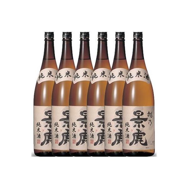 味わいは上品で、かつ水のごとくさわりなく飲めます。まろやかでスッキリとしていて、純米酒でありながら濃度を感じさせないお酒です。商品名越乃景虎（こしのかげとら）純米 1800ml 6本セット 送料無料蔵元諸橋酒造（新潟県）原料米五百万石精米歩...