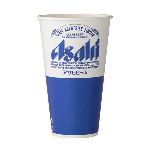 イベントやお祭りにお使い下さい！1ケース1000個入りです！！大量発注は4〜5営業日お時間いただきます。商品名紙コップ 420ml アサヒビールロゴ入り 1000個入り蔵元アサヒビール株式会社