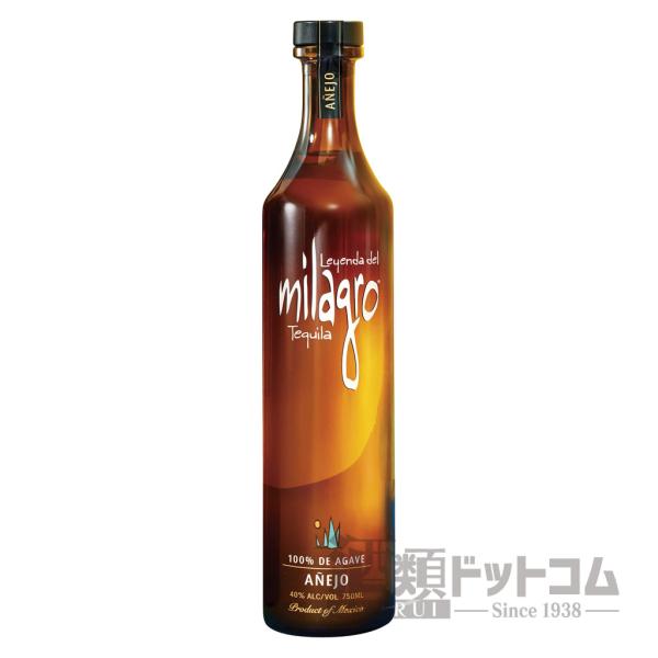 ミラグロ<br>(750ml・40度)<br>【参考上代】7040円<br><br>アメリカンオーク樽で14ヶ月熟成された、エレガントなアネホ。芳醇なアガベの旨味とバタースコッチの甘い余韻が楽...