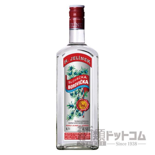 R・イェリーネック(700ml・45度)【参考上代】4400円ジンの主原料であるジュニパーベリーのみを漬け込み蒸留した、中欧チェコの伝統的なお酒。口当たりは柔らかく爽やかな香りの1本。